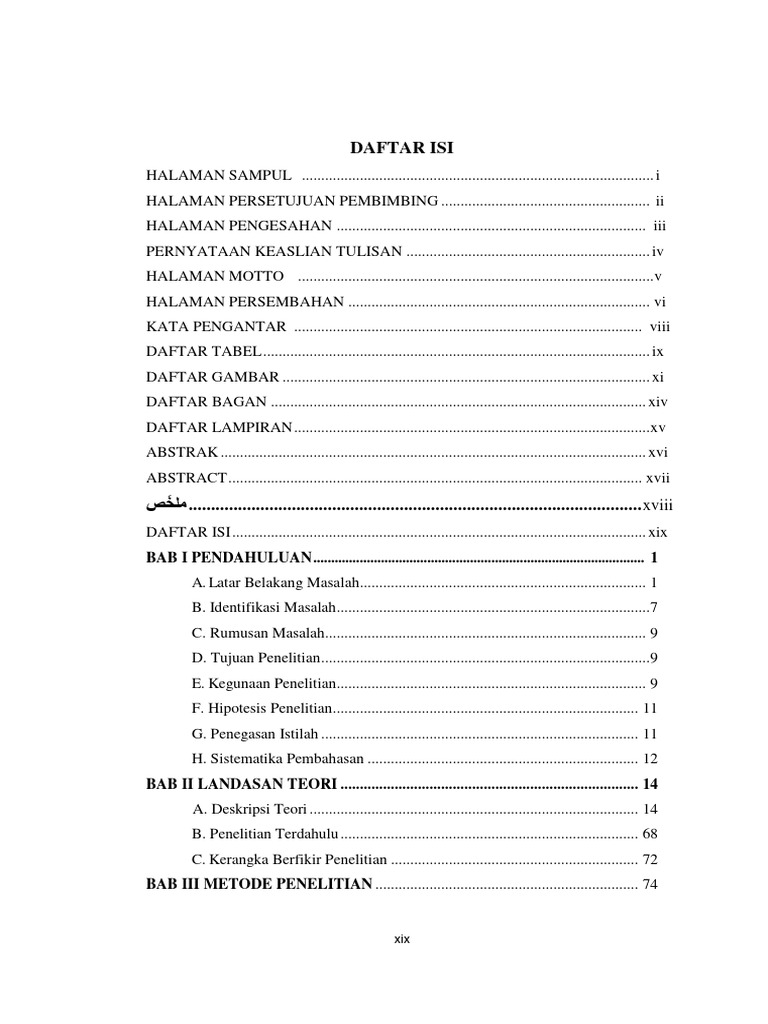 Daftar Isi | PDF