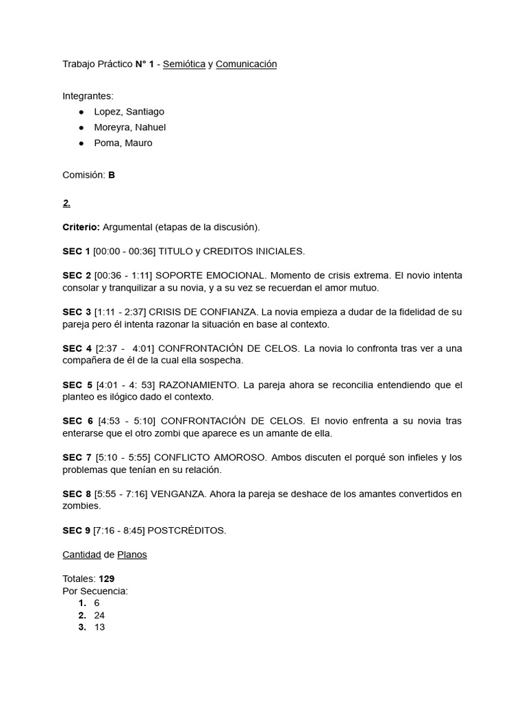 TP N°1 Semiotica - Lopez, Moreyra, Poma | PDF