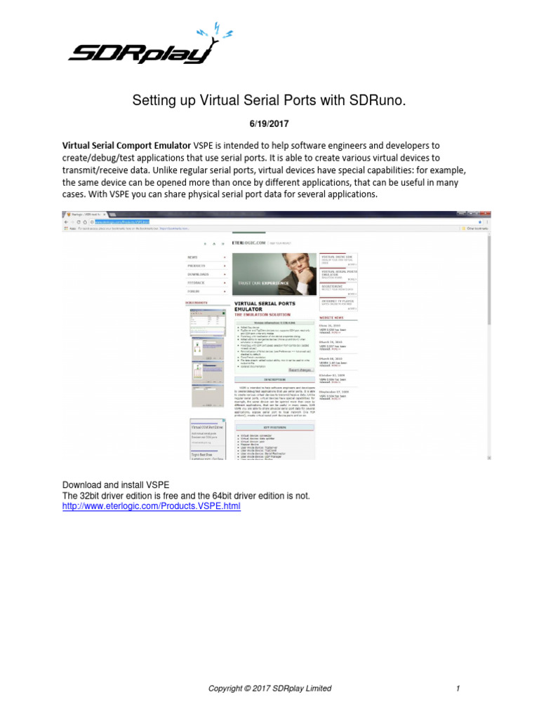 SDRuno_VSPE | Download Free PDF | Device Driver | Computer File