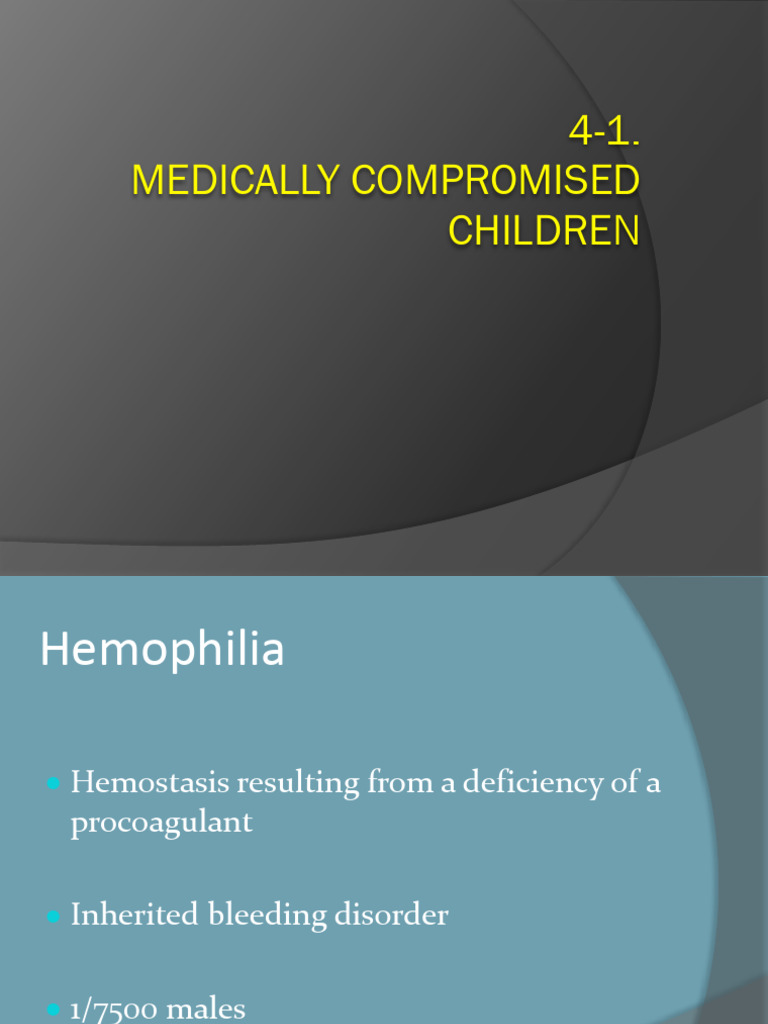 1-2. Medically Compromised Children (III) ΓùÅ | PDF | Hepatitis B ...