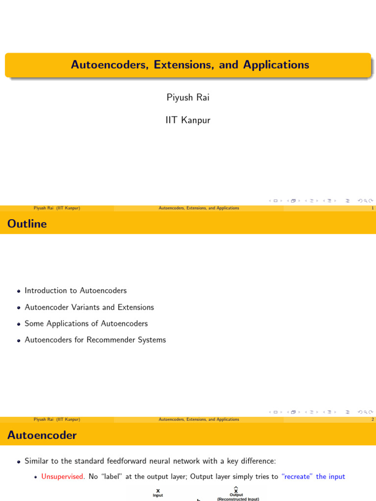 Autoencoders | PDF | Applied Mathematics | Machine Learning