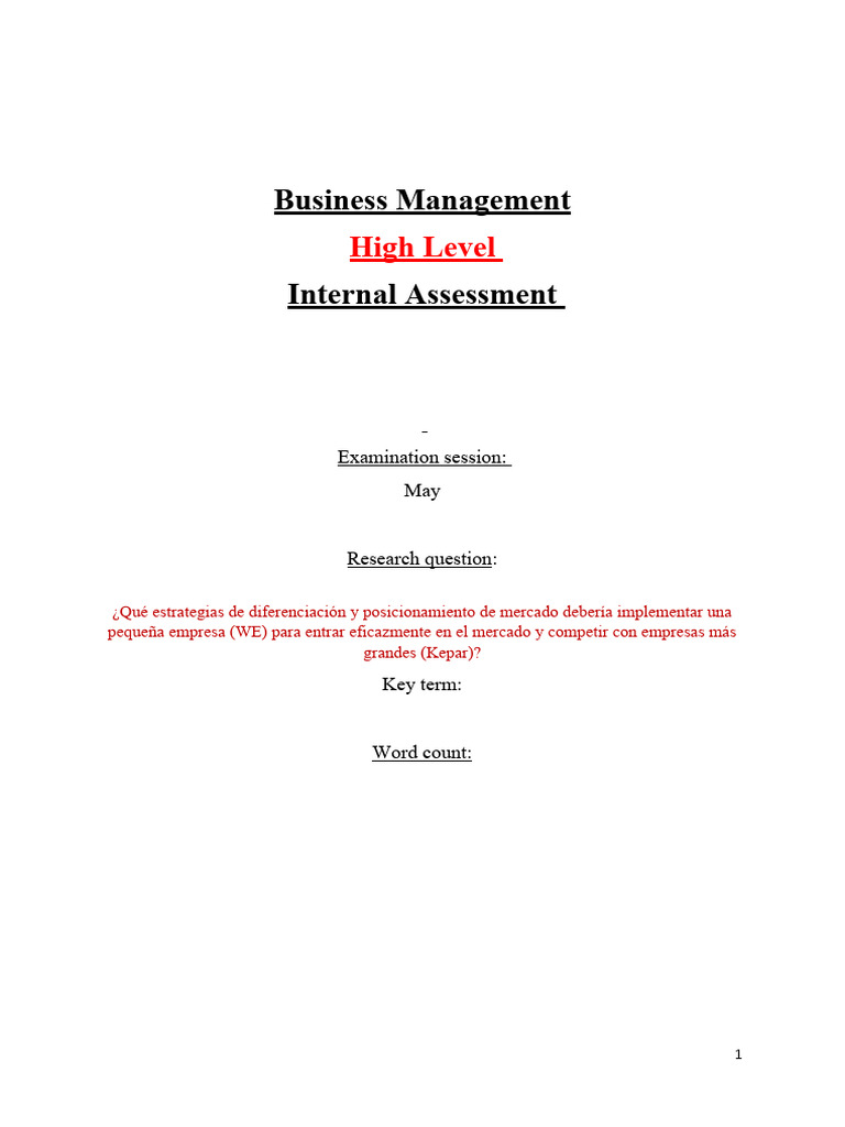 Business Management Internal | PDF | Methodology | Motivation