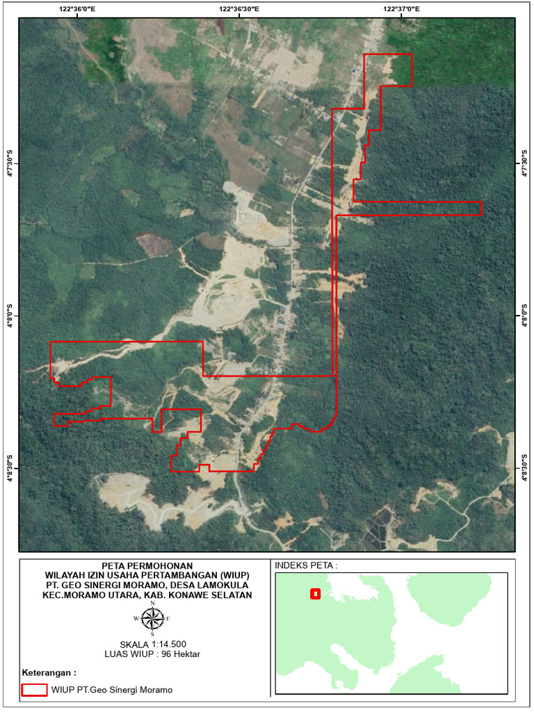Peta Permohonan WIUP Moramo | PDF