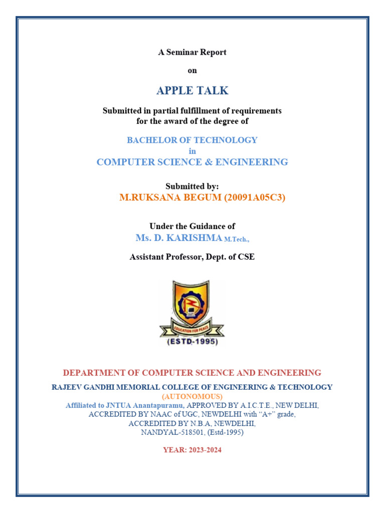 20091a05c3 Doc (Sem) | PDF | Computer Network | Network Socket