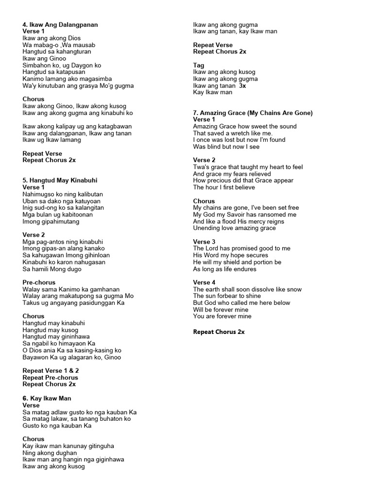 Funeral Service Songs 2 | PDF