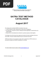 SATRA Test Methods | PDF | Shoe | Wear