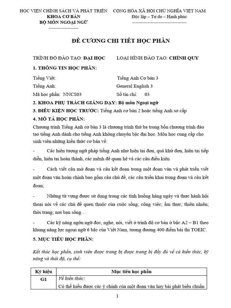 ĐCCT - Tacb 3 (Close - Up 7.2023) | PDF