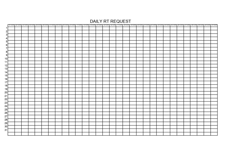 Daily RT Request | PDF