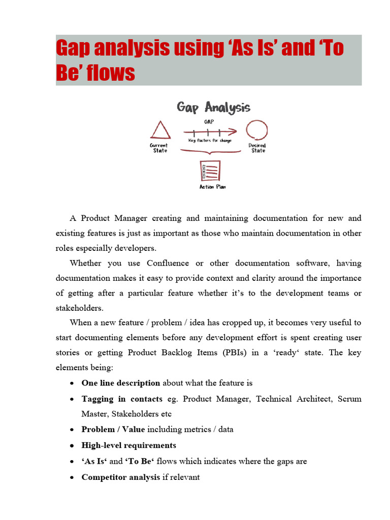 Gap Analysis Using | PDF
