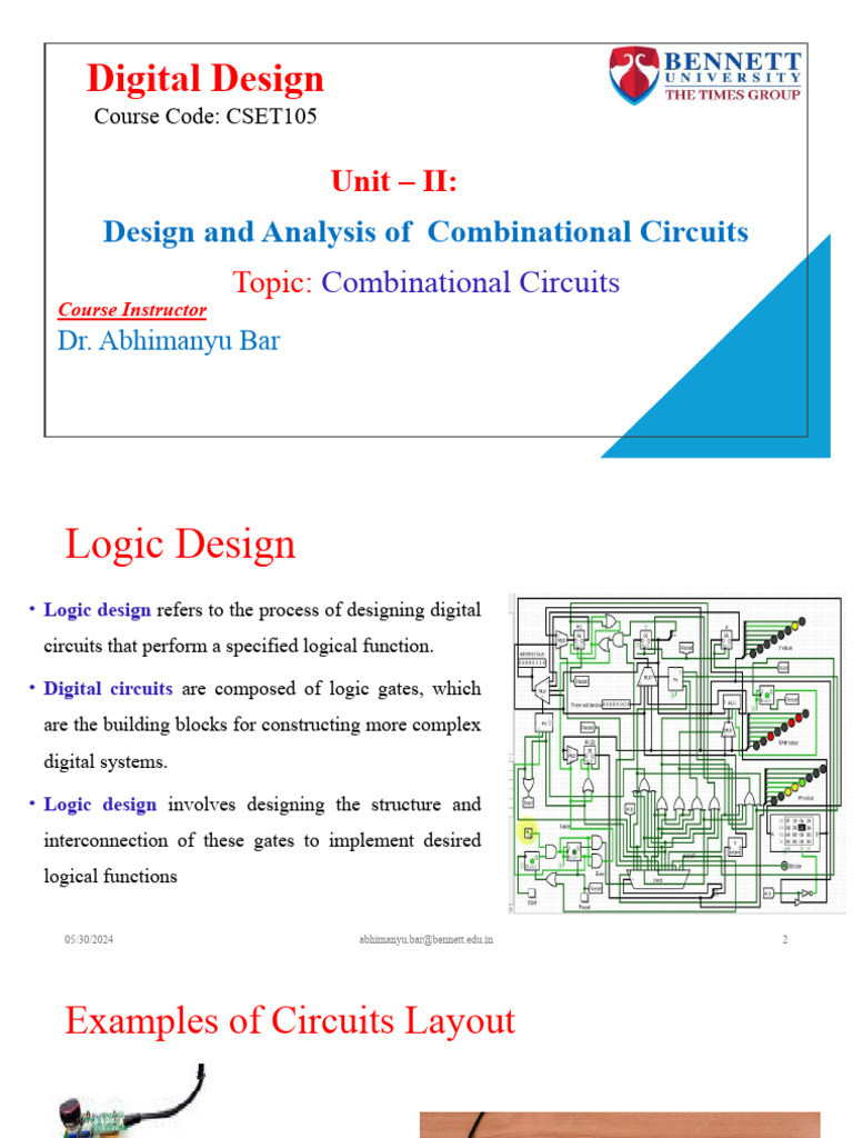 Lect Combinational Circuit | PDF | Logic Gate | Subtraction
