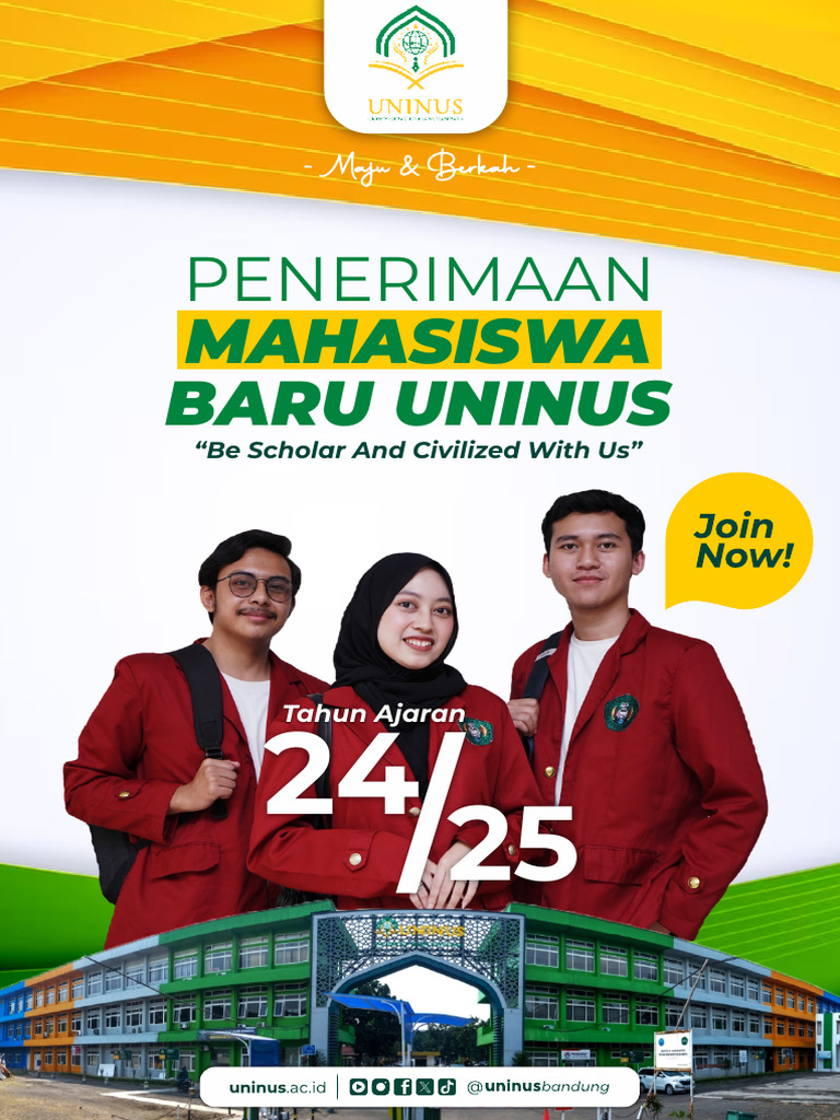 Brosur Digital Uninus 2024-2025 | PDF | Kajian Bahasa Asing | Seni