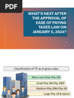 EOPT Act: Effectivity and Key Features | PDF | Value Added Tax | Taxes
