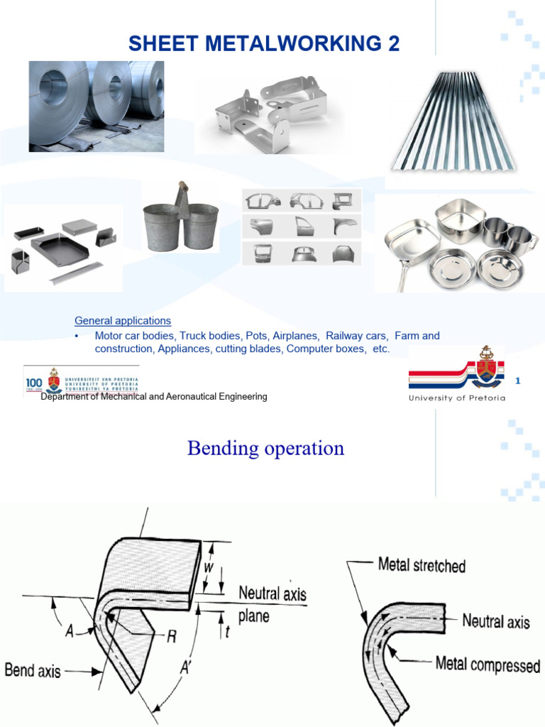 Sheet Metalworking Techniques Overview | PDF | Sheet Metal | Secondary ...