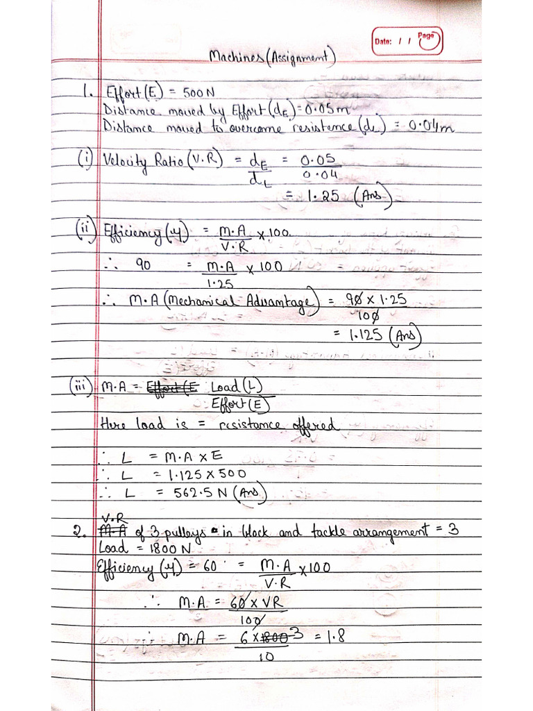 Holiday Homework Physics | PDF