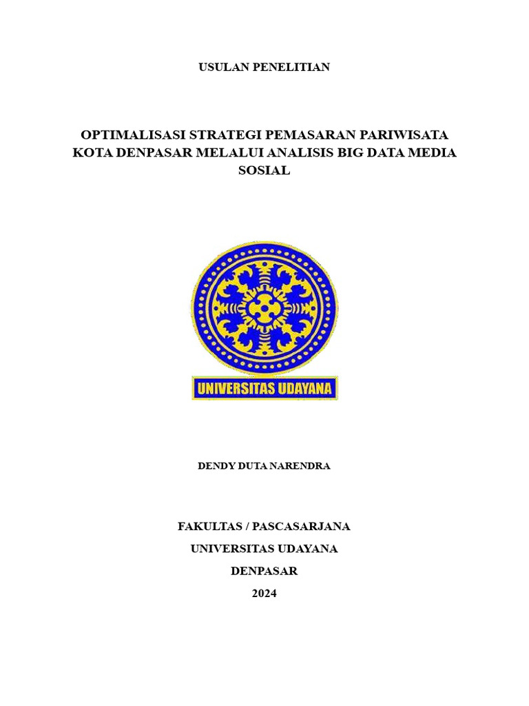 Usulan Penelitian | PDF