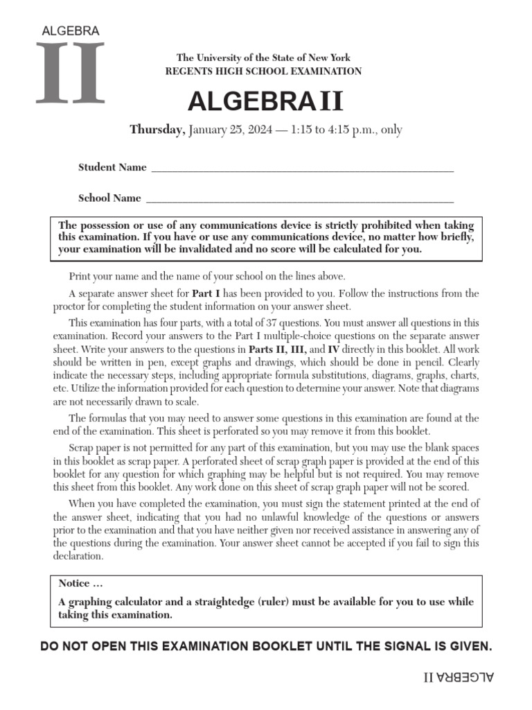 Algebra 2 2024 Pdf Logarithm Equations