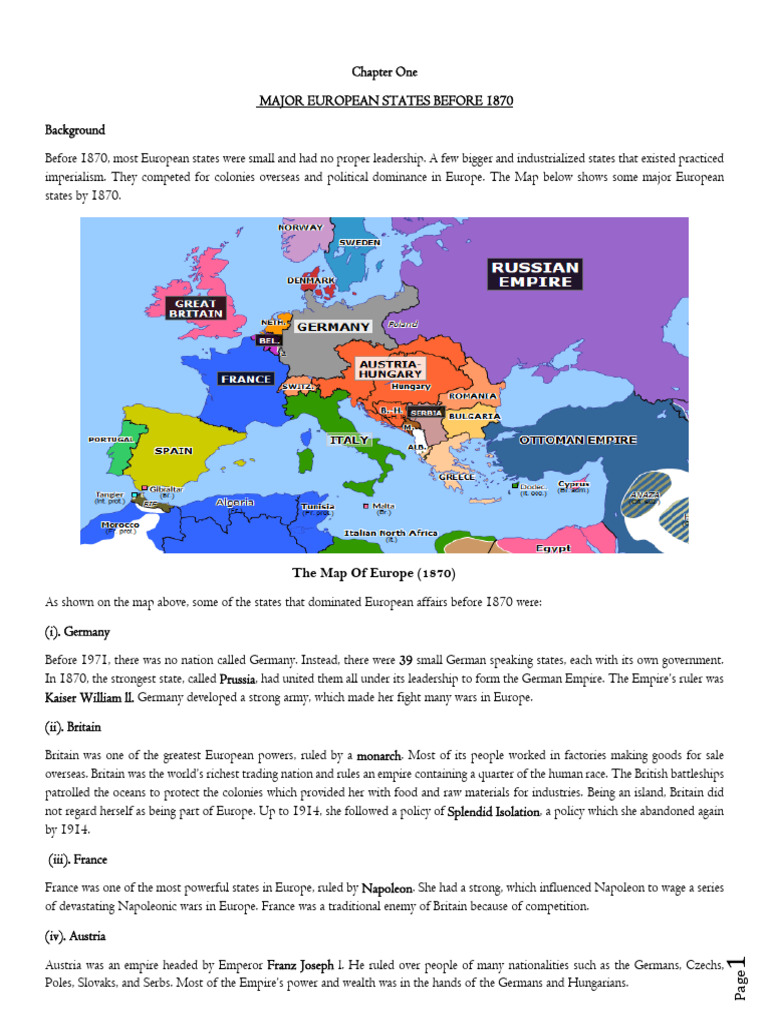 History 10 12 | PDF | Otto Von Bismarck | German Empire