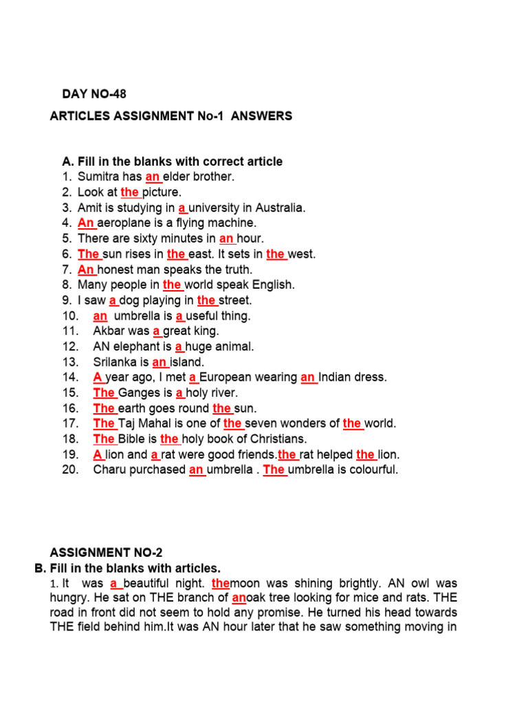 Day No48 Answers | PDF
