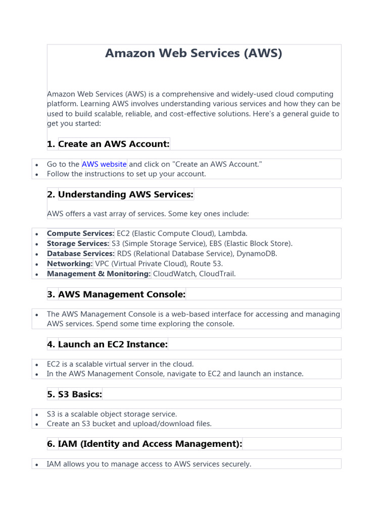 Amazon Web Services | Download Free PDF | Amazon Web Services | Microsoft Azure