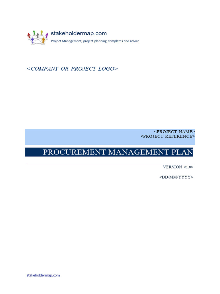 Basic Procurement Management Plan | Download Free PDF | Request For ...