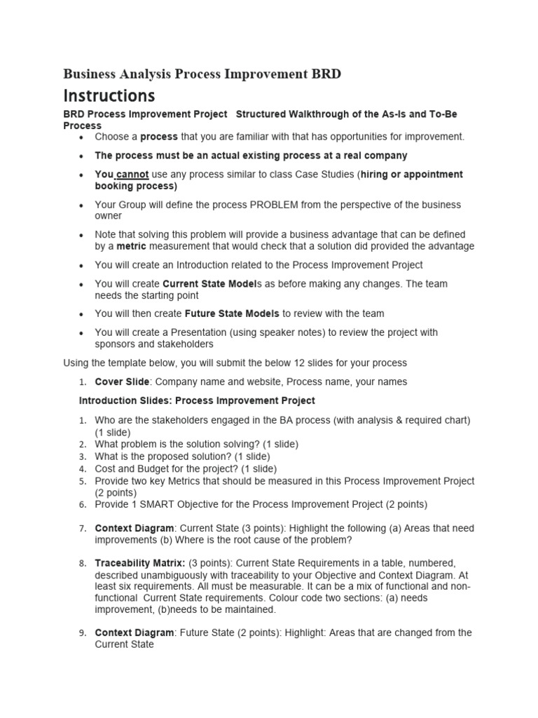 Agile BRD Assignment | PDF | Business Analysis | Computing