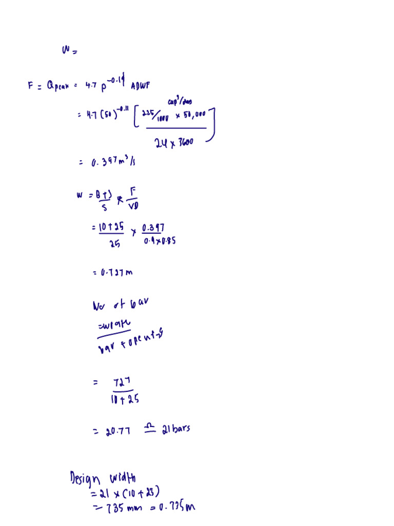 Water Flow Design Specifications | PDF | Technology & Engineering