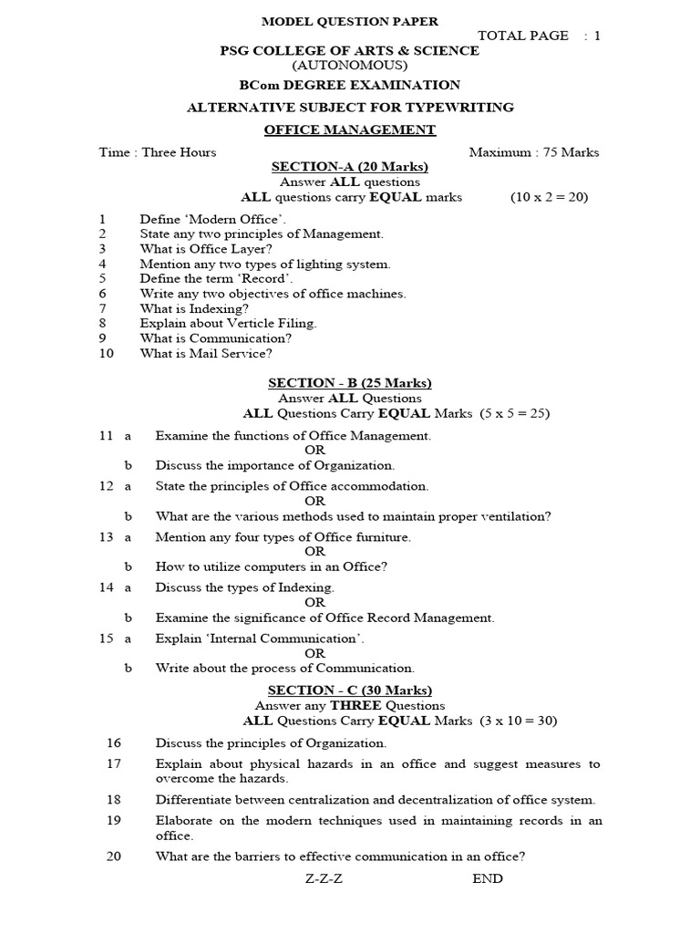 QP Model Office Management | PDF | Computing