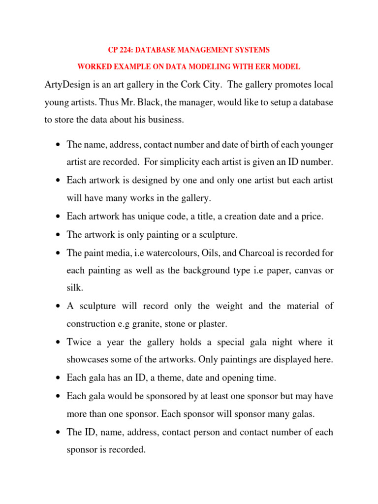 CP 224 Tutorial Example | PDF