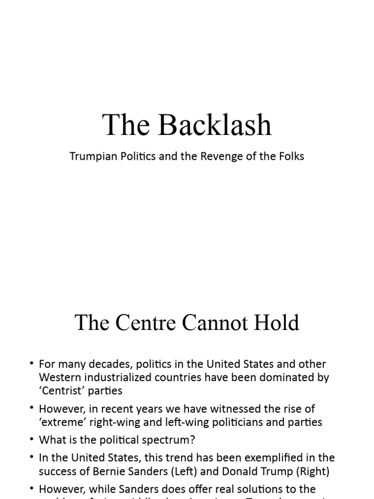 The Backlash | PDF | Populism | Ideologies