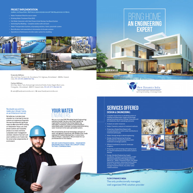 9 X 9 Flow Dynamics India - Villa Leaftlet | PDF | Water | Plumbing