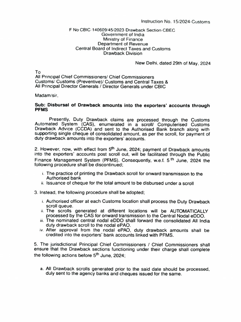 Cs Ins 15 2024 | PDF | Cheque | Banks