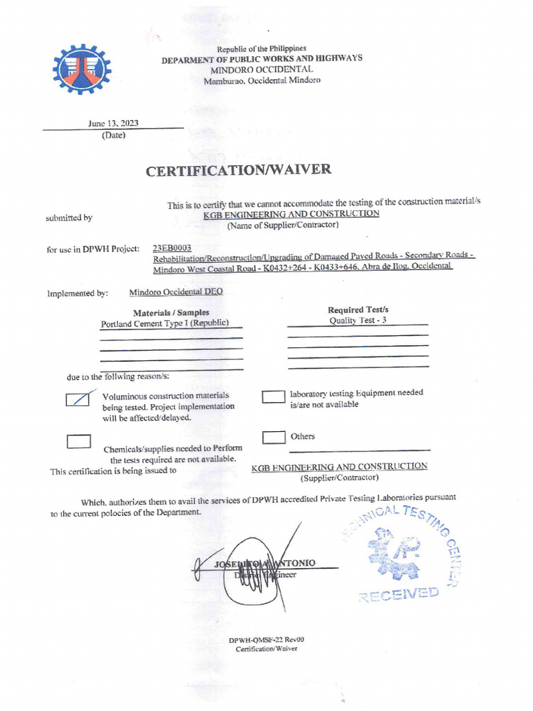 23EB0003 SAMPLE CARD | PDF