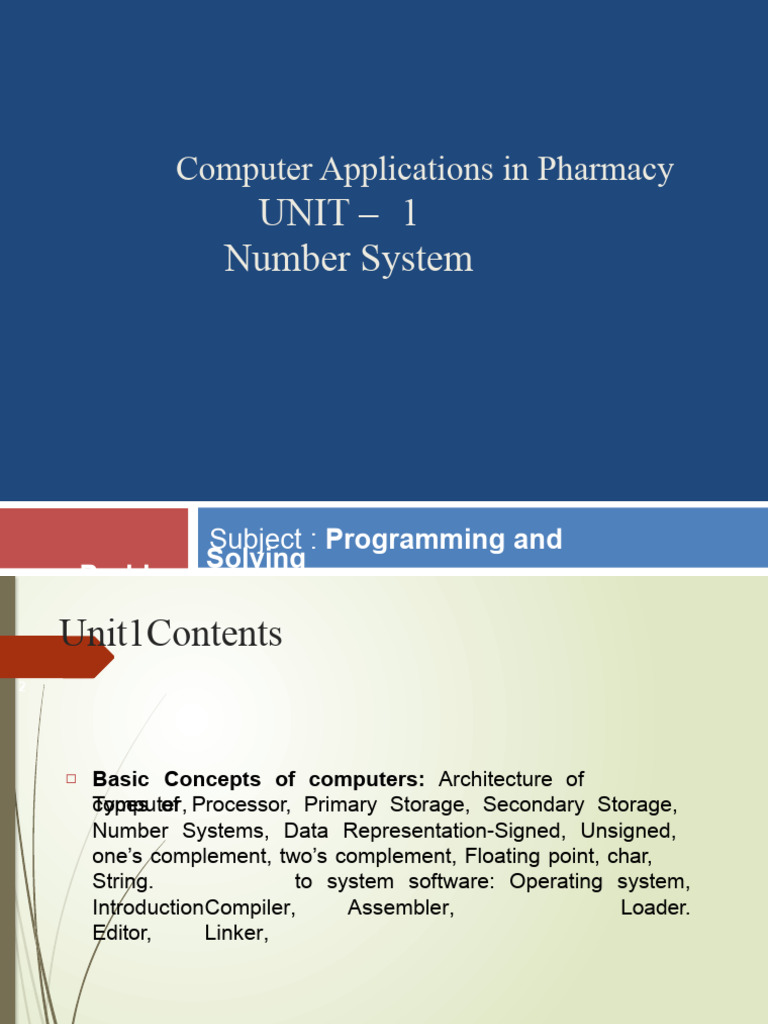 Unit 1 Number System-1 | Download Free PDF | Random Access Memory | Computer Data Storage
