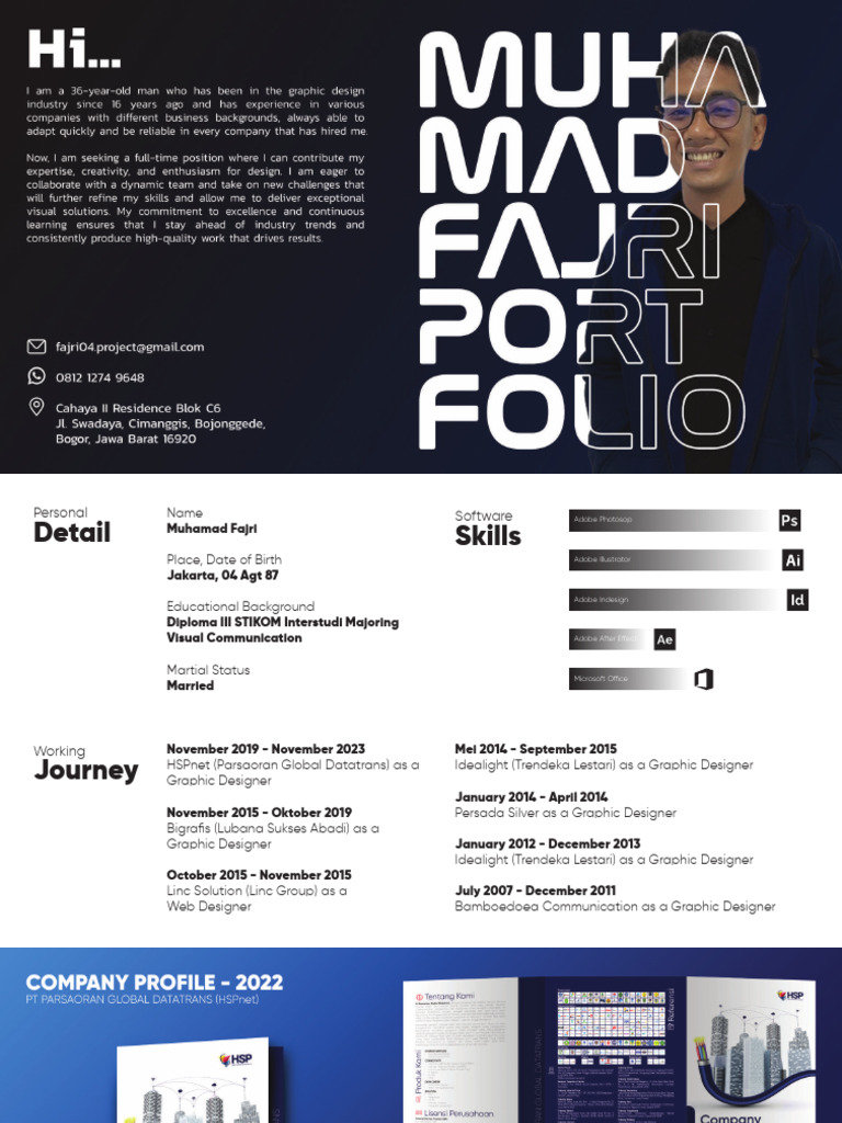 Muhamad Fajri Portfolio 2024 | PDF | Career & Growth