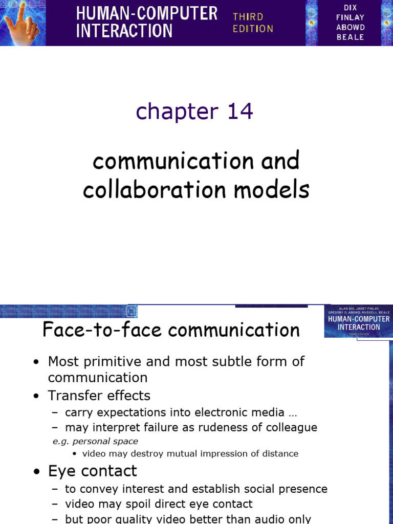 Communicatin&Collaboration Models | PDF | Communication | Human ...