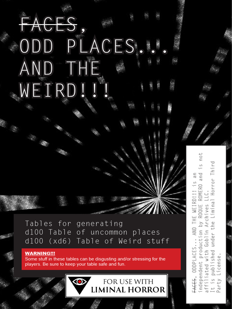 Odd Places and The Weird | PDF