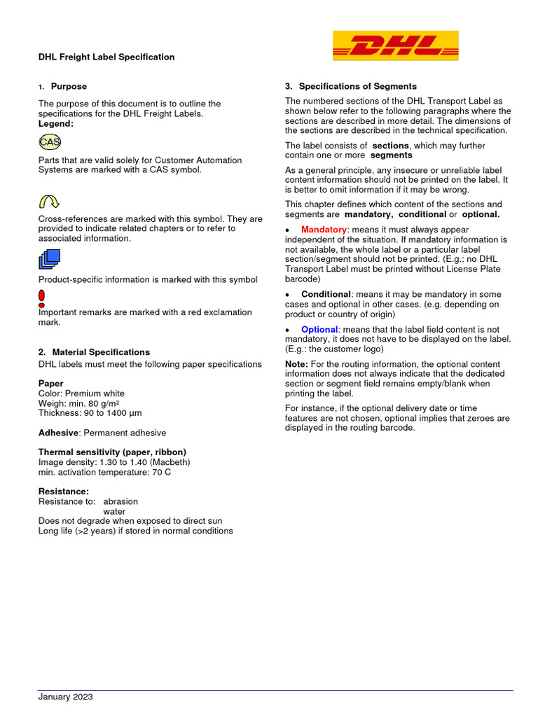 Glo Freight Label Definition | PDF | Barcode | Naming Conventions