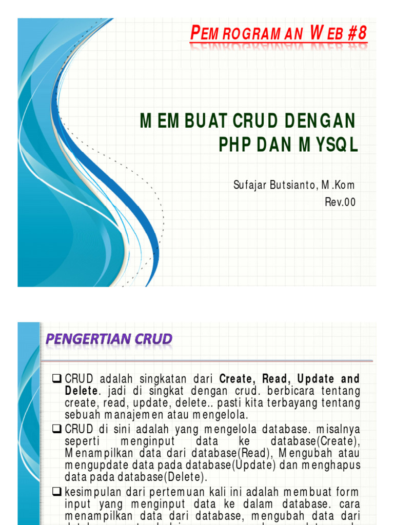9 Crud | PDF