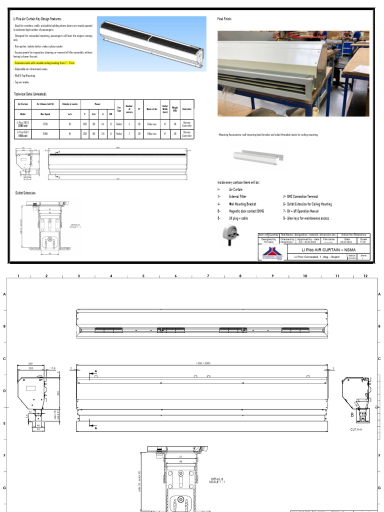 Air Curtain Layout Pdf
