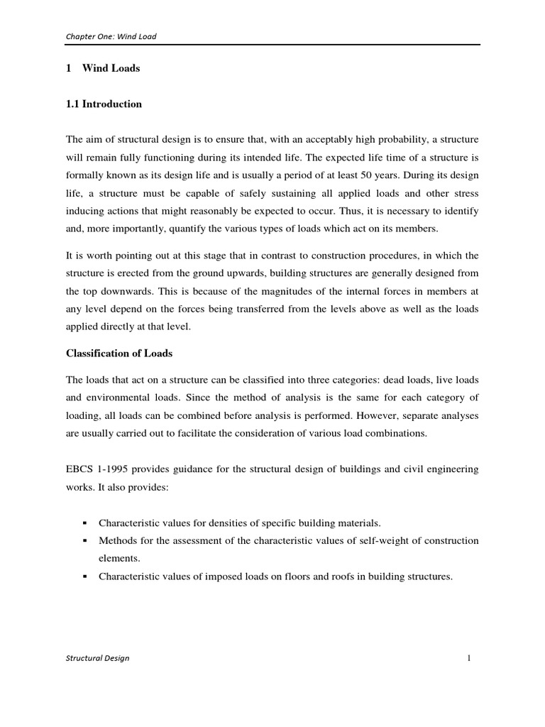 SD Handout | PDF | Structural Load | Wound