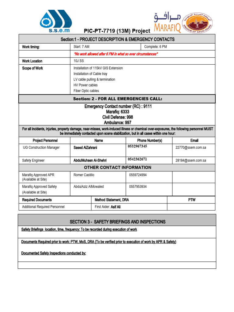 SSSP | PDF | Occupational Safety And Health | Safety