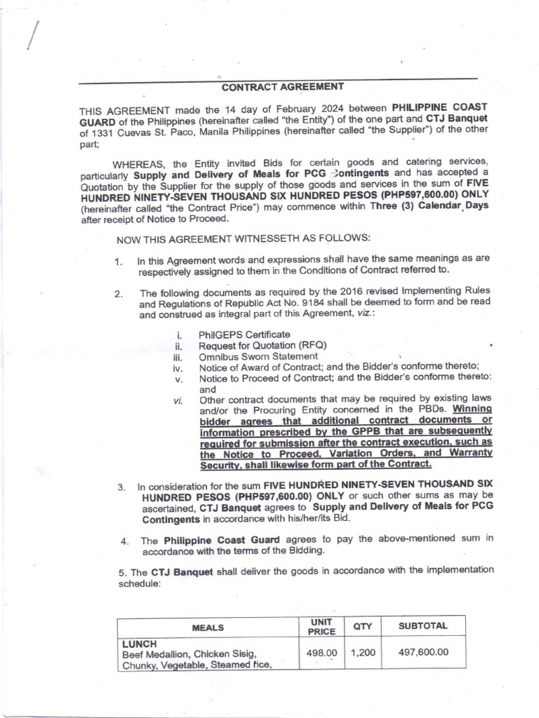 PCG Contingents | PDF