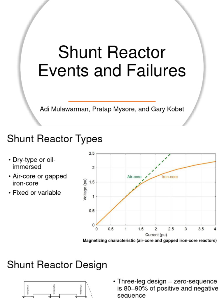 1 Shunt Reactor Events and Failures - 20240325 | PDF | Inductor ...