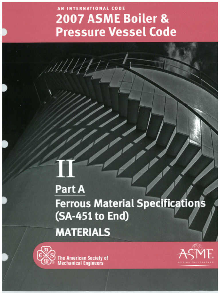 Asme II Part a-2 2007 | PDF
