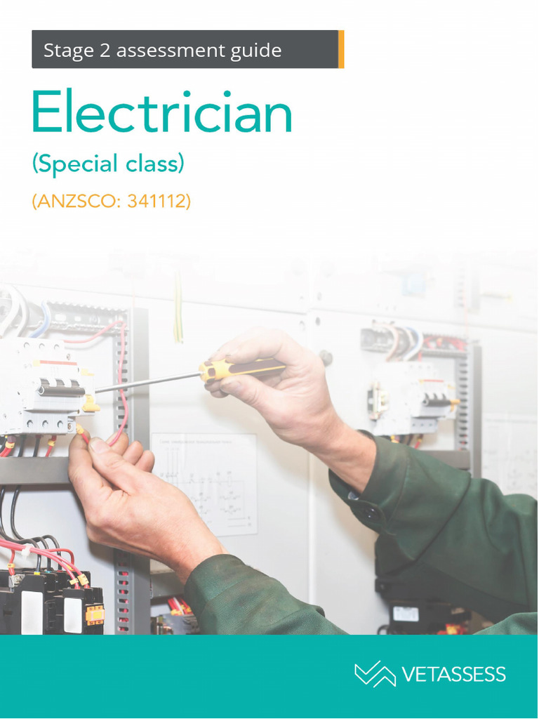 Stage 2 Assessment Candidate Guide Electrician Special Class | PDF ...