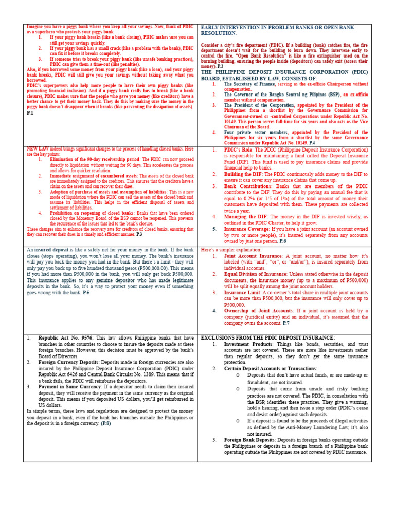 Pcid Notes | PDF | Banks | Deposit Account