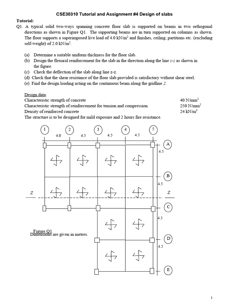 Tutorial and Assignment#4 | PDF | Beam (Structure) | Concrete