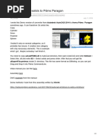 AVEVA E3D Structure Import Procedure | PDF