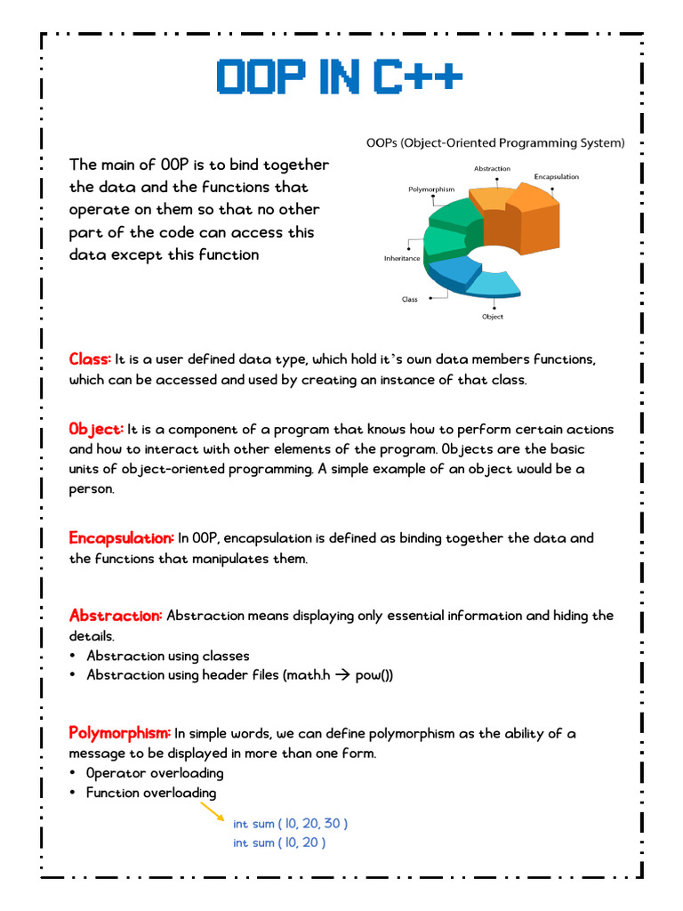 Oops In C Pdf Inheritance Object Oriented Programming Method Computer Programming