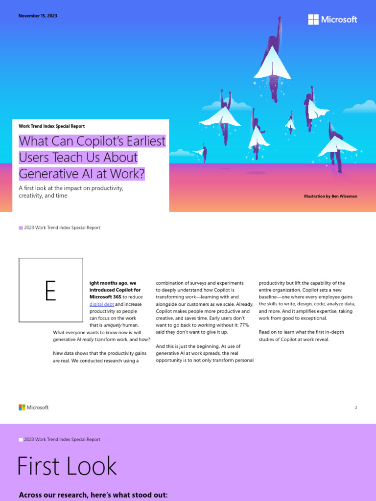 Microsoft Work Trend Index Special Report 2023 Full Report | PDF ...